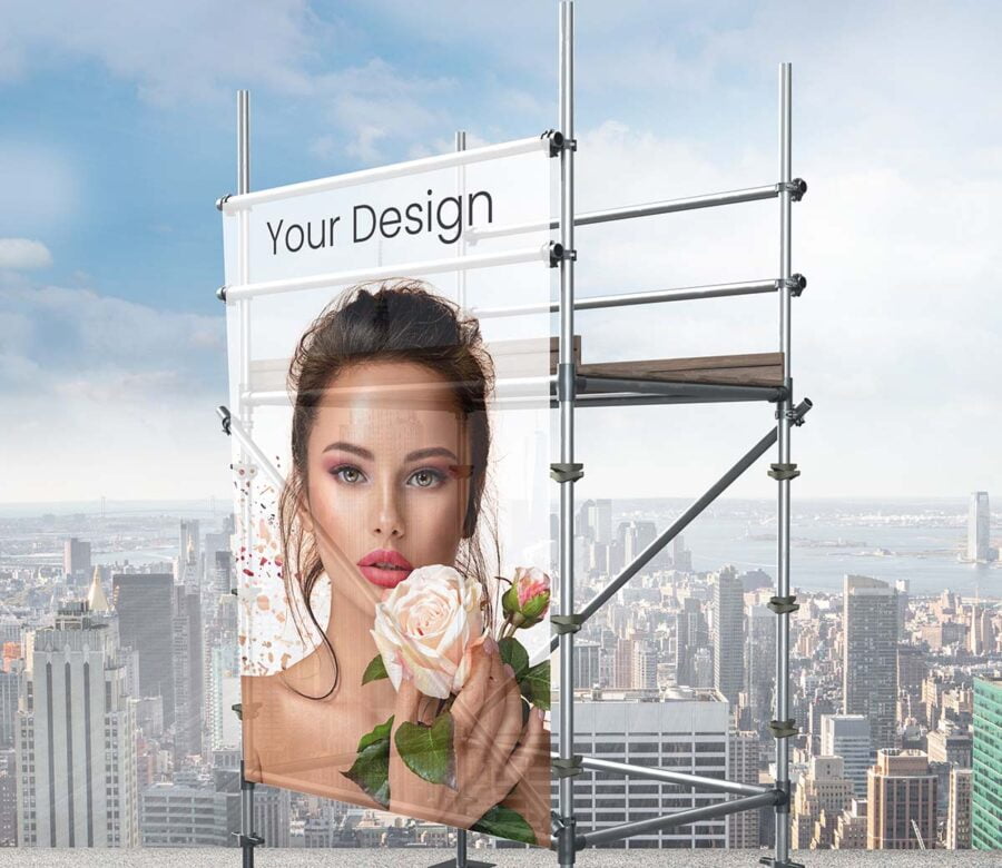 Scaffold banner - Mesh banners | LaboPrint.eu