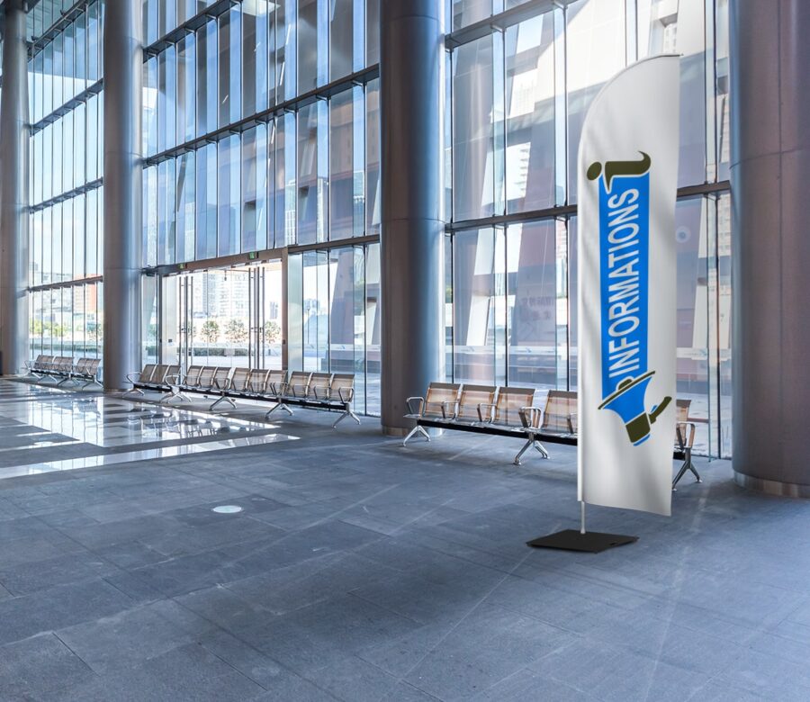 Double sided flags - Standard flags | LaboPrint.eu