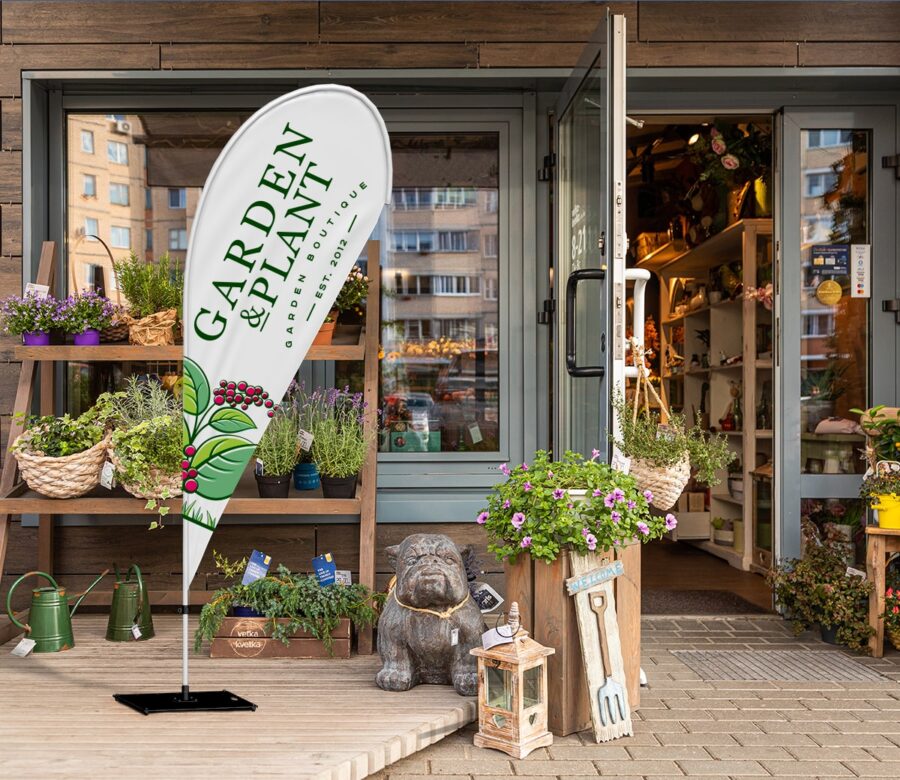 Double sided flags - Standard flags | LaboPrint.eu