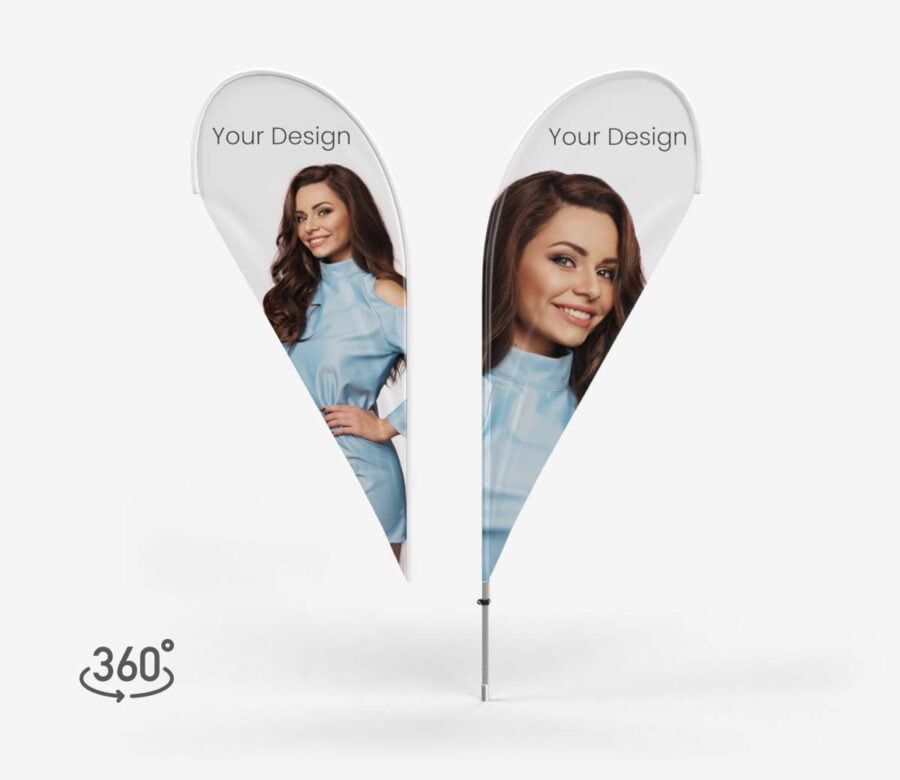 Double sided flags - Standard flags | LaboPrint.eu