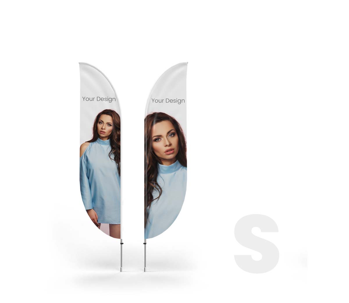 Double sided flags - Standard flags | LaboPrint.eu