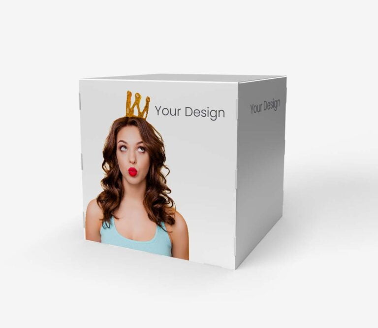 Cardboard cube - POS displays | LaboPrint.eu