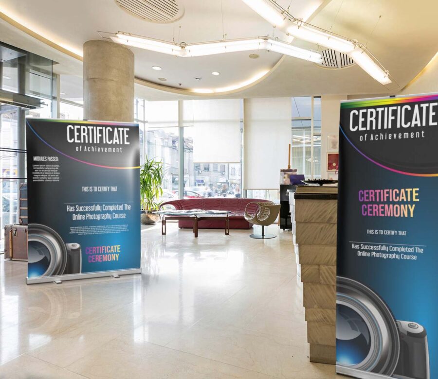 Roll up reklamowy Mizu - Drukarnia cyfrowa | LaboPrint.eu