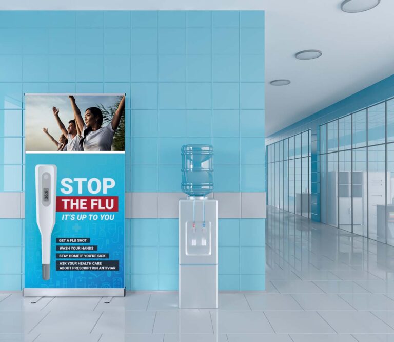 Pull up banner Mizu - Digital printing| LaboPrint.eu