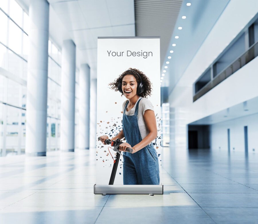 Pull up banner Mizu - Digital printing| LaboPrint.eu
