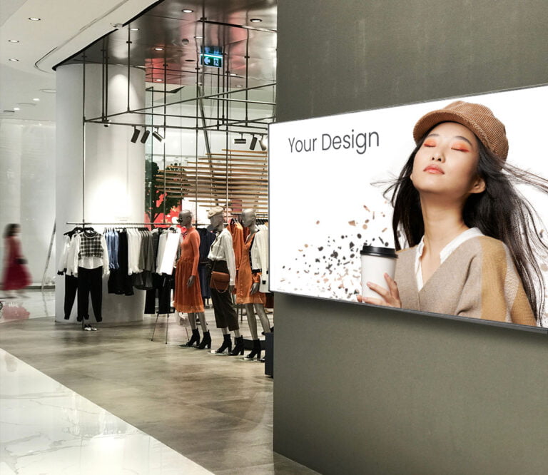 Backlit tension fabric displays - ZEN Backlight 100 | LaboPrint.eu