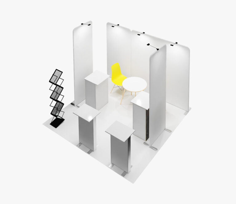 Booths 3 x 3 m for Trade Fairs | LaboPrint.eu