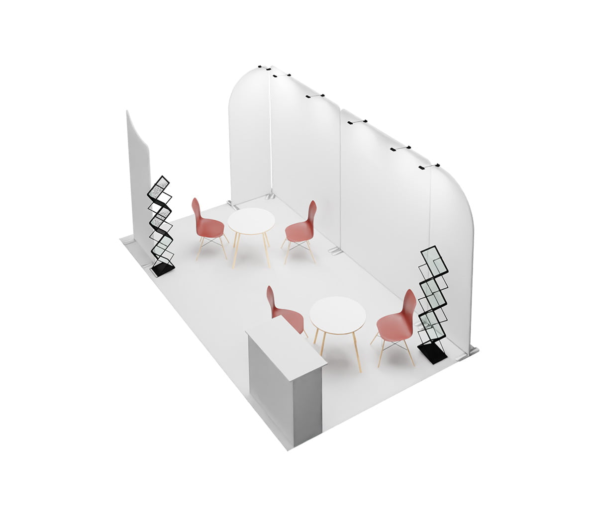 Creative exhibition stands 3 x 5 m | LaboPrint.eu
