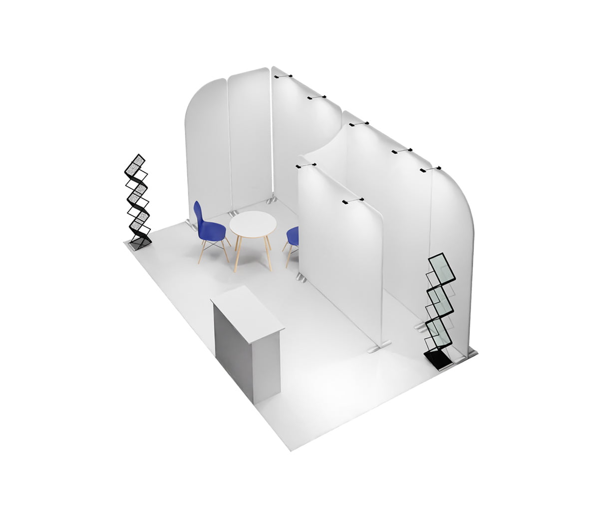 Creative exhibition stands 3 x 5 m | LaboPrint.eu