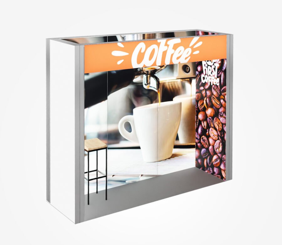 Mobile exhibition stands 3x1 - Promotional stands | LaboPrint.eu