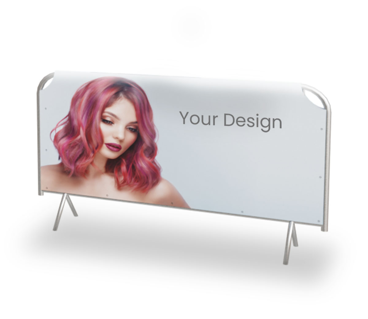 Crowd barrier cover - Ready-made solutions | LaboPrint.eu