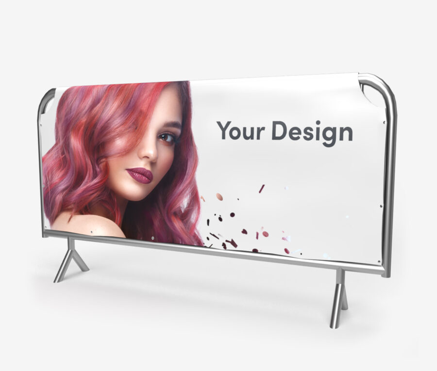 Crowd barrier cover - Ready-made solutions | LaboPrint.eu