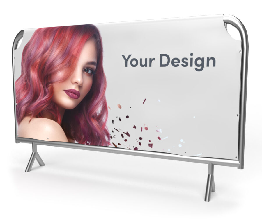 Crowd barrier cover - Ready-made solutions | LaboPrint.eu